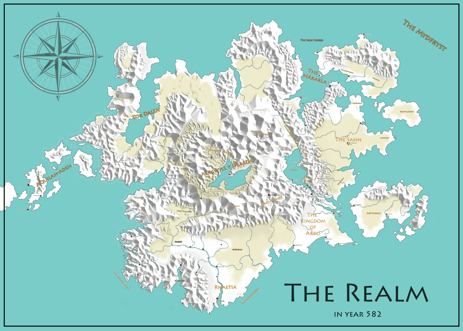 Map of the Realm | Adventures in Cardboard